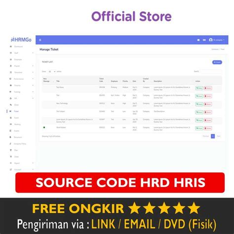 promo source code aplikasi hrd hris hrm payroll penggajian karyawan