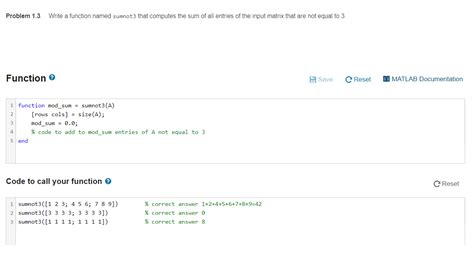 Solved Problem Write A Function Named Sumnots That Chegg
