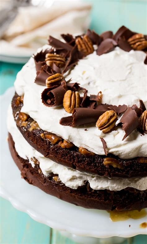 Chocolate Praline Layer Cake Spicy Southern Kitchen
