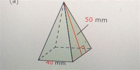 Solved Sketch A Net Of Each Regular Pyramid Then Use The Net To Find The Course Hero