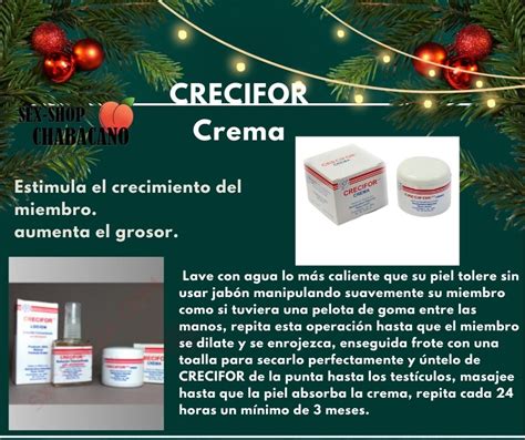 Crecifor Crema Crema De Uso Tópico Sex Shop Chabacano