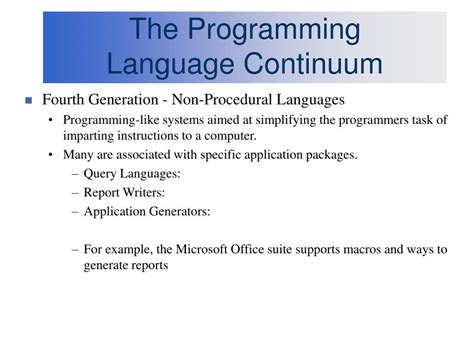 Ppt Chapter 4 Computer Languages Algorithms And Program Development