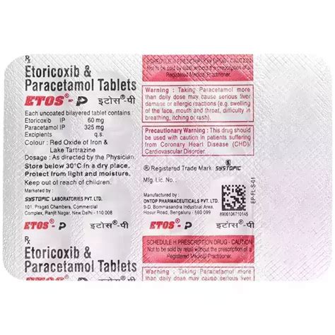 Etos P Tablet Uses Price Dosage Side Effects Substitute Buy Online