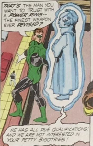 Comic Excerpt Hal Jordan Being Kinda Racist Green Lantern 87 R