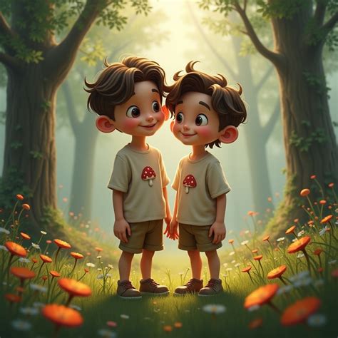 Two Brothers Cartoon