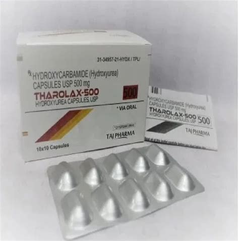 Hydroxycarbamide Capsule At Rs 199stripe हाइड्रोक्साइरा कैप्सूल In