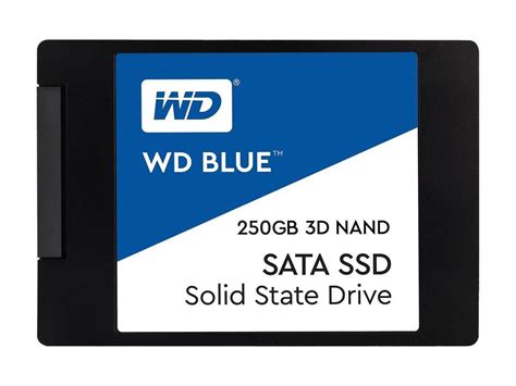 Western Digital WDS250G2B0A Blue 250GB 3D NAND SATA 6Gb/s 2.5" Solid ...