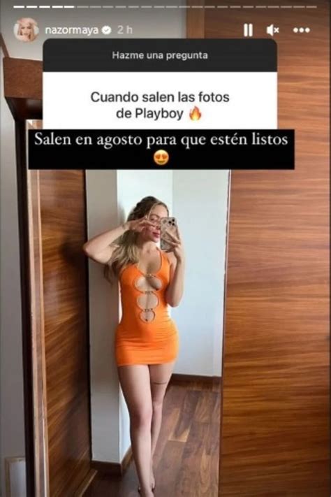 Maya Nazor seduce a sus fans al revelar el detrás de cámaras de su sesión de fotos con Playboy