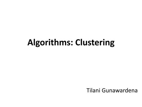 Hierachical Clustering Pptx