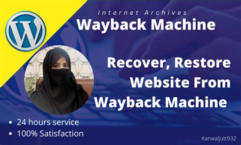 reskin clone and restore websites from wayback machine archives by