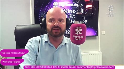 It’s Wednesdays Nine ‘til Noon Show with Greg Hughes – How has your week been going? Comment ...