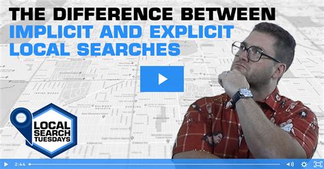 The Difference Between Implicit And Explicit Local Searches Searchlab