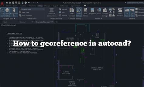 How To Georeference In Autocad