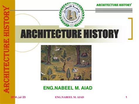 PPT ARCHITECTURE HISTORY PowerPoint Presentation Free Download ID