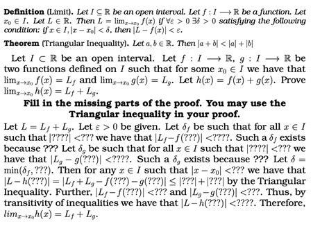solved definition limit let i cr be an open interval let