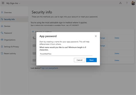Office 365 How To Create An App Password Sharepoint Diary