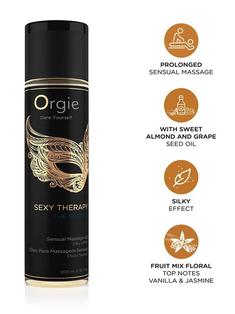 Org E Sexy Therapy Sensual Massage Oil The Secret Fruity Floral