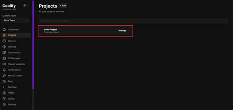 How To Use Vultr S Coolify Marketplace Application Vultr Docs