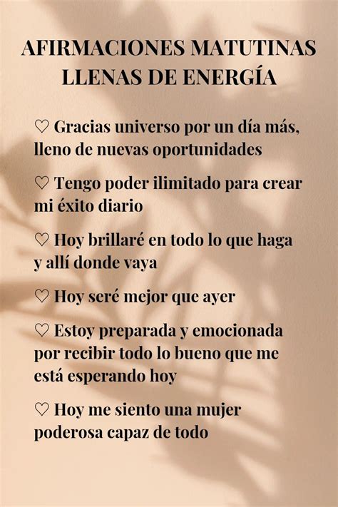 Afirmaciones Positivas Para Vivir Mejor Artofit