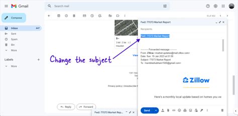 How To Change Subject Line In Gmail When Forwarding