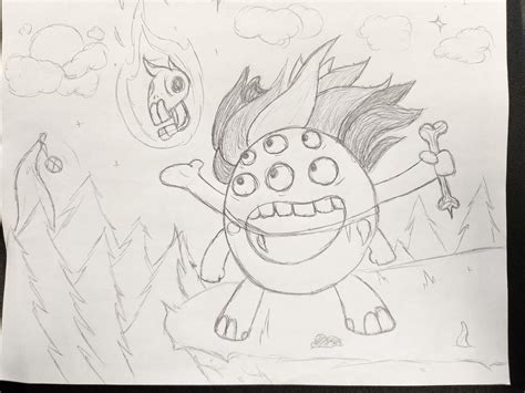 Quick Sketch Of Roarick R Mysingingmonsters