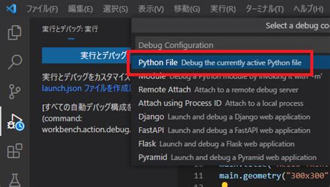 VSCode で Python をデバッグする AreGe