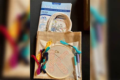 Stick ‘n Stitch Embroidery Pattern With Cricut A Great Make And Take