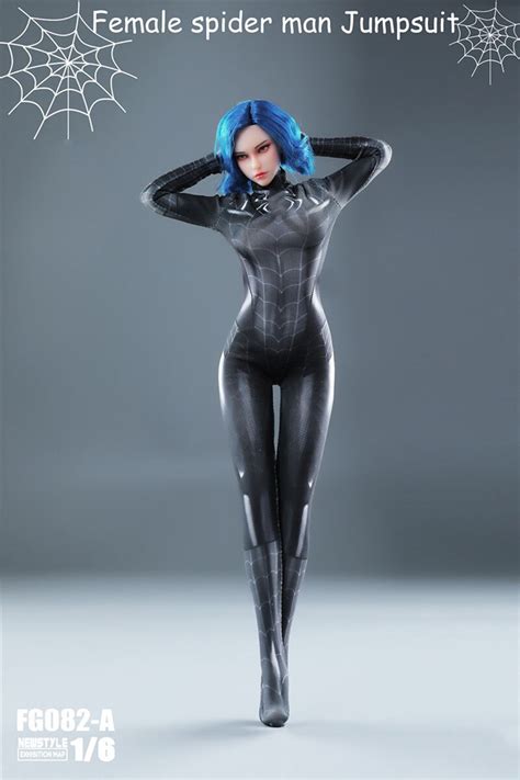 파이어 걸 완구 Fg082 1 6 스케일 여성 군인 섹시한 거미 탄력 바디 슈트 점프수트 의류 모델에 맞는 12 인치 Tbl 액션 피규어 바디 Aliexpress