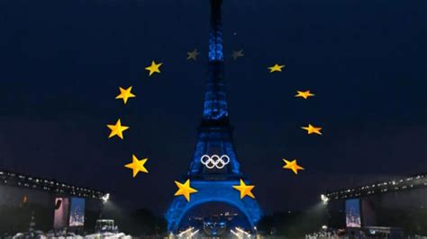 Sbs 2024 파리 올림픽 화려한 댄스 파티를 알리는 에펠탑의 오륜기 [개회식] Sbs