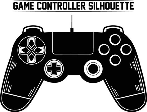 game controller silhouette bundle keypad gamepad controller input
