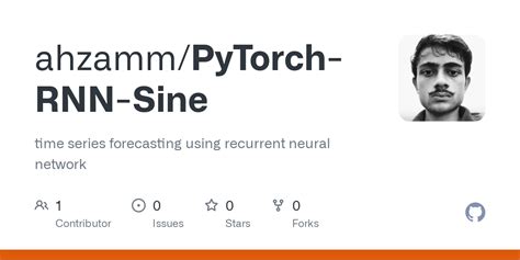 Github Ahzammpytorch Rnn Sine Time Series Forecasting Using Recurrent Neural Network
