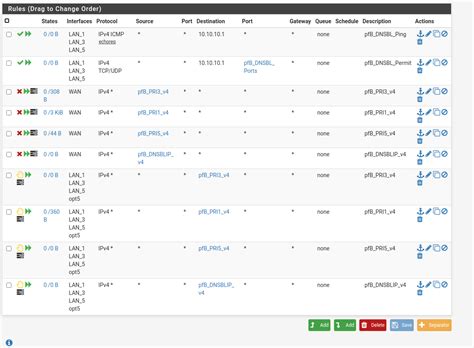 randomly blocking network access from one lan to another reboot helps