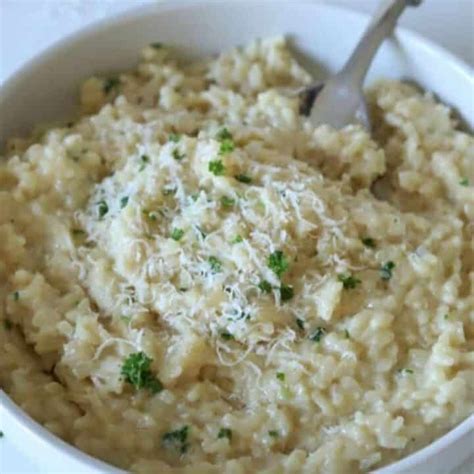 Creamy Garlic Parmesan Risotto Simply Made Eats