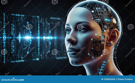 Digital Technology And Science Background Stock Illustration