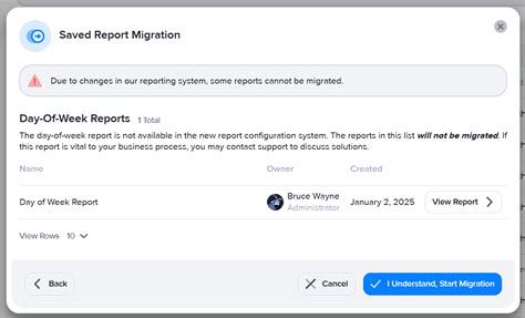 Migrating Saved Reports Into The New Report Configuration System