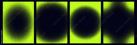 Bitmap Rectangular Backgrounds With Vignette Effect Futuristic Retro