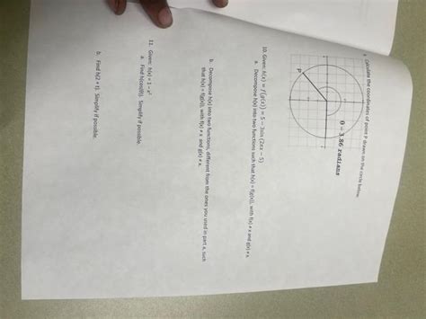 Solved 10 Given H X F G X 5−3sin 2πx−5 A Decompose