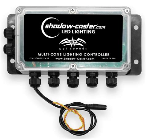 Wet Sounds Ws 4z Rgb Bb V2 Multi Zone Marine Rgb Lighting Controller