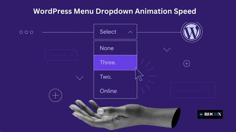 wordpress menu dropdown animation speed boost experience