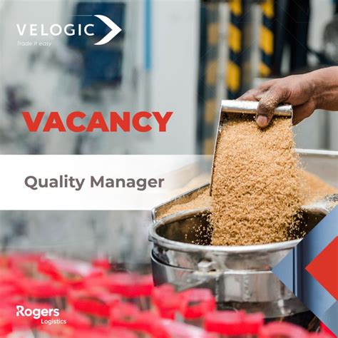 Velogic On Linkedin Velogicgroup Tradeiteasy Vacancy Qualitymanager