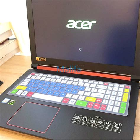 Silicone Keyboard Cover Skin For Acer Nitro An An An An Predator Helios