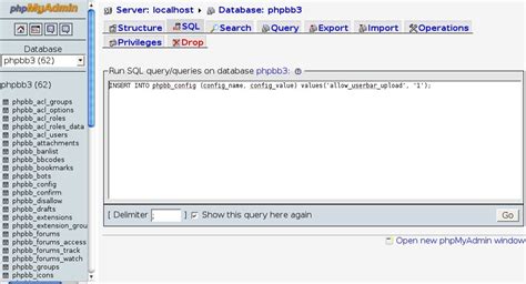 Ejecutar Consultas Sql En Phpmyadmin • Phpbb España Oficial