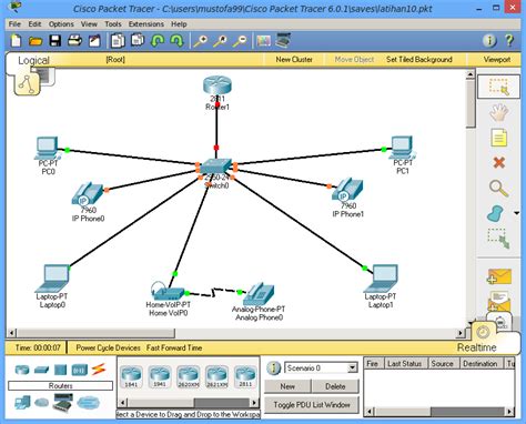 Membuat Jaringan Voip Di Cisco Packet Tracer ~ Mustofa Robi