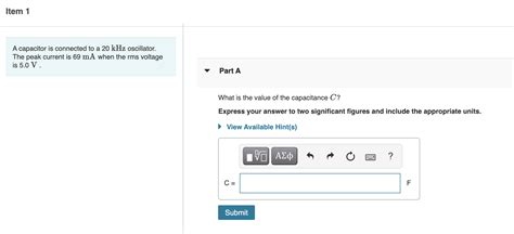 Solved Item 2 2 Of 8 The Figure Shows Voltage And Current