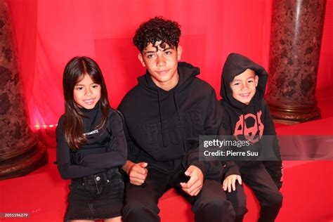 Eva Maria Ronaldo Cristiano Ronaldo Jr And Mateo Ronaldo Attend The