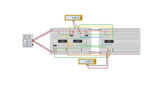 Circuit Design Problema 1e Tinkercad