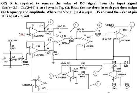 Solved Q2 It Is Required To Remove The Value Of Dc Signal From The