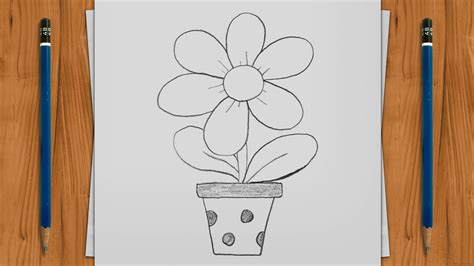 نقاشی گل زیبا و ساده آموزش نقاشی خیلی ساده و آسان نقاشی ساده