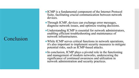 Icmp Protocol Tcp Ip Computer Network And Securitypptx