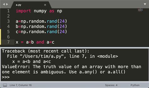 Python Why Can Use And No Use And With Np Where Stack Overflow